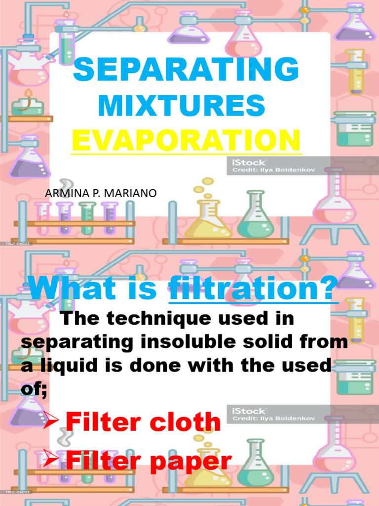 Science 6#8 | PDF | Filtration | Evaporation