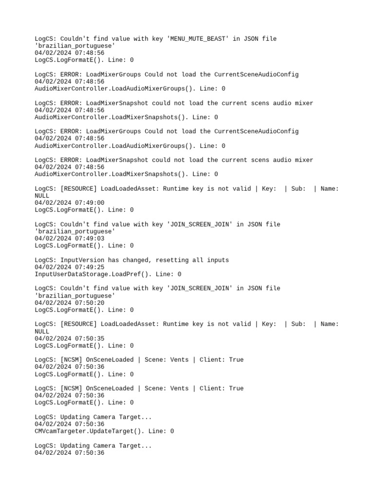 4 - Gang Beasts Log | PDF | Computer Architecture | Information Technology