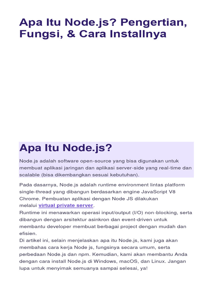 Apa Itu Node | PDF