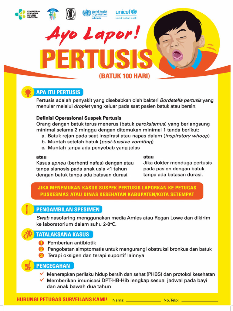 Poster Pertusis | PDF