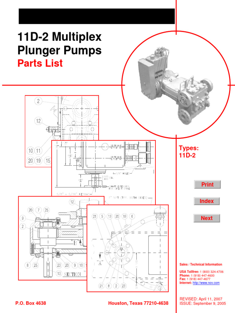 Multiplex Plunger Pump Parts List | PDF | Valve | Pipe (Fluid Conveyance)
