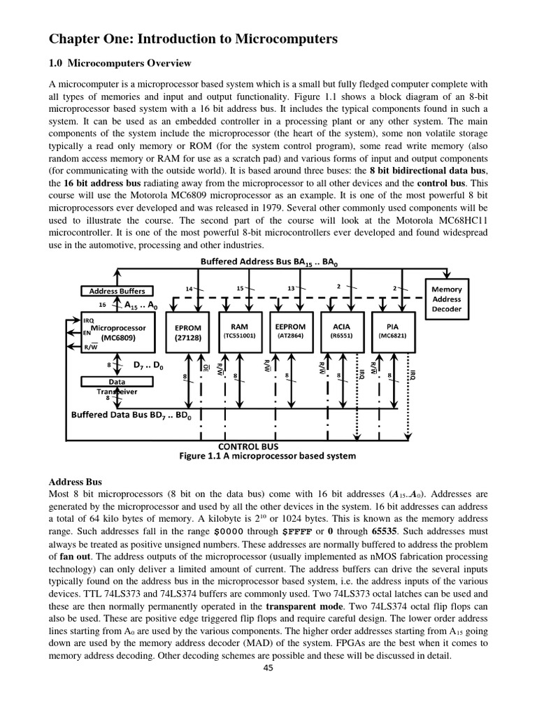 Microprocessors and Microcontrollers | PDF | Read Only Memory | Computer Data Storage