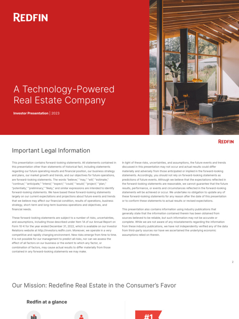 2023 Redfin Investor Deck | PDF | National Association Of Realtors | Sales