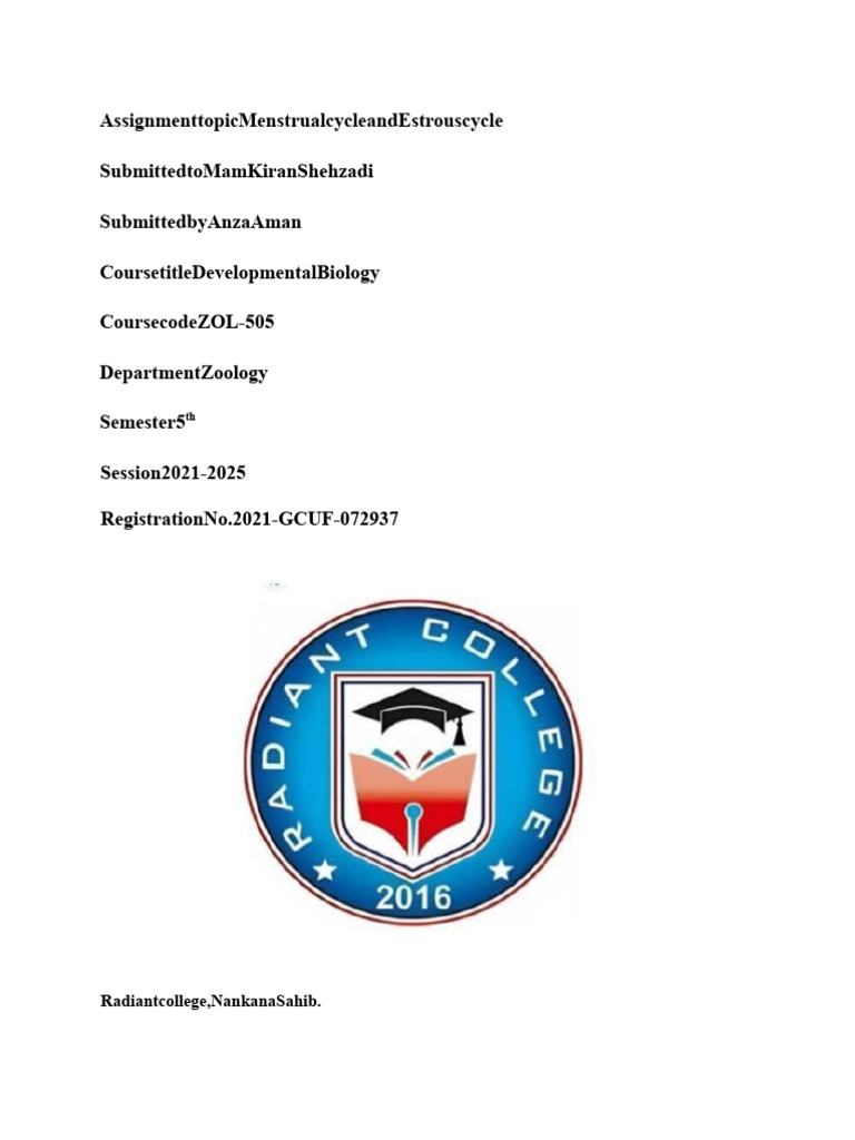 Menstrual vs Estrous Cycles Explained | PDF | Menstrual Cycle | Human ...