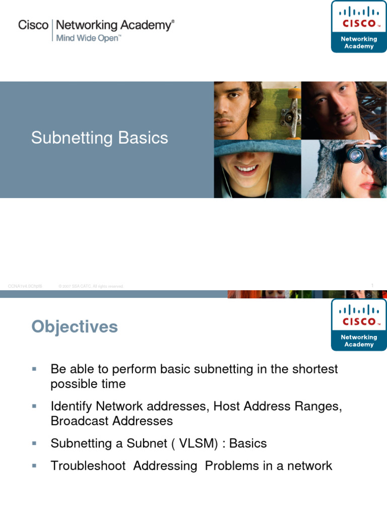 Addressing The Network Subnetting Lecture | PDF | Ip Address | Computer Architecture