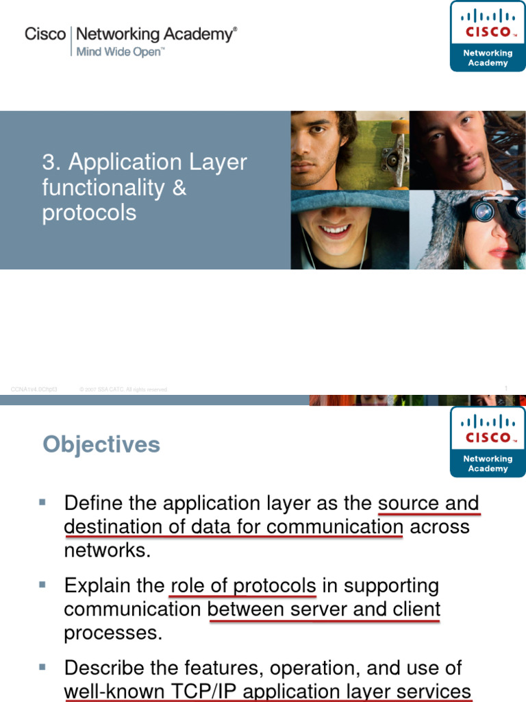 CHPT 3 Application Layer | PDF | Networking | Internet & Web