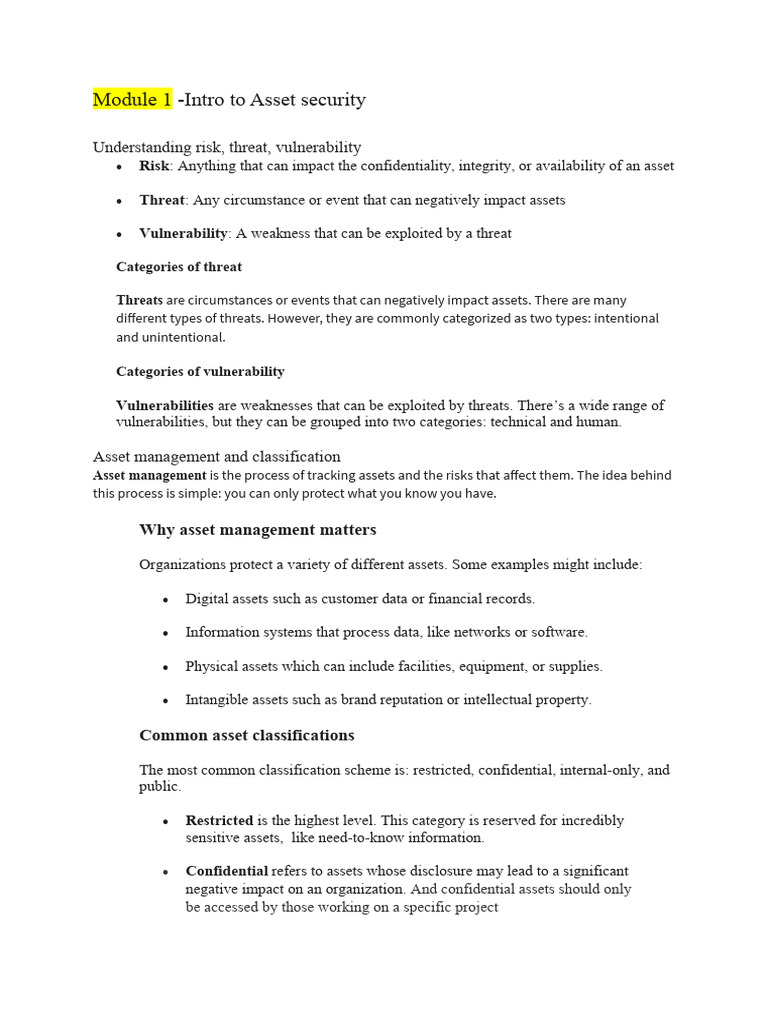Assets Threats And Vulnerabilities Download Free Pdf Public Key
