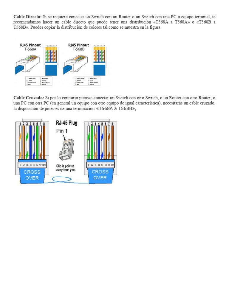 Cable Directo | PDF | Enrutador (Computación) | Contraseña