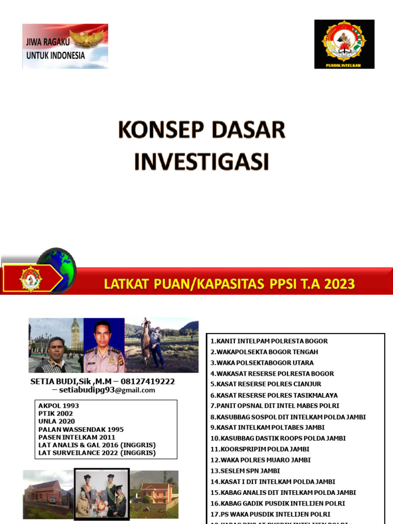 Materi Investigasi PPSI | PDF