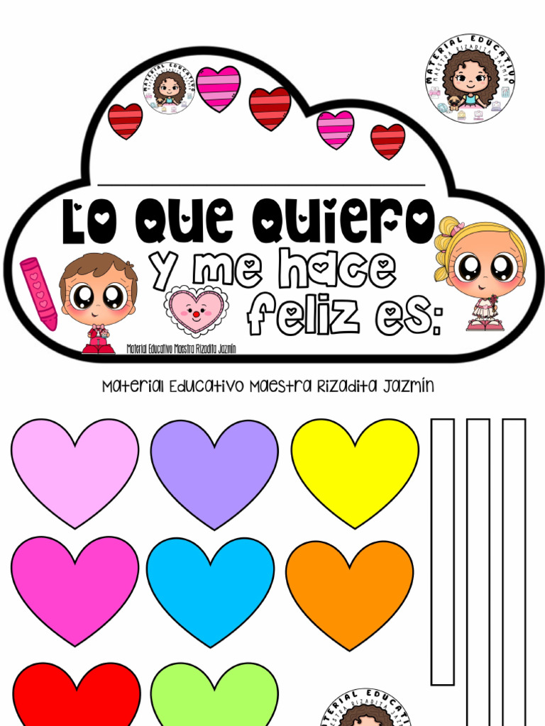 LO QUE QUIERO Y ME HACE FELIZ Color | PDF