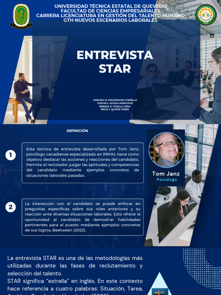 Entrevista Star | PDF | Comportamiento | Ciencias del comportamiento