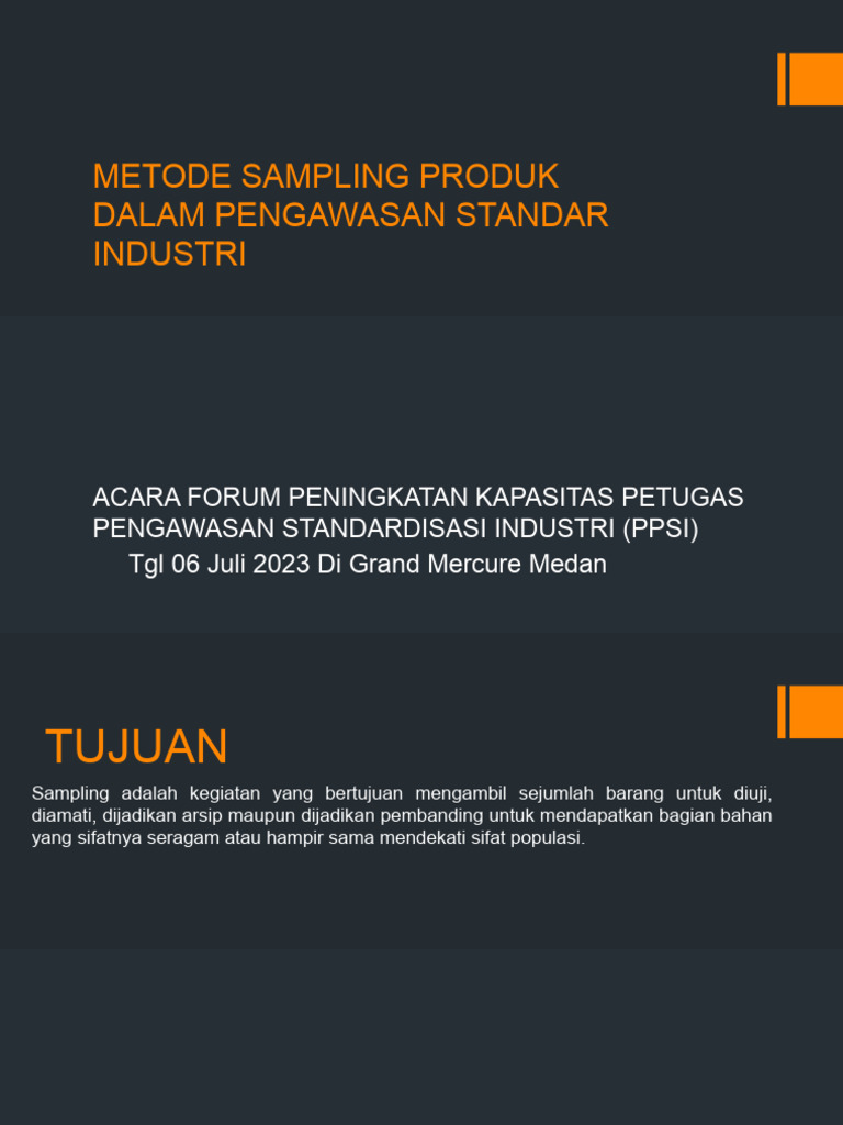 Metode Sampling Produk | PDF