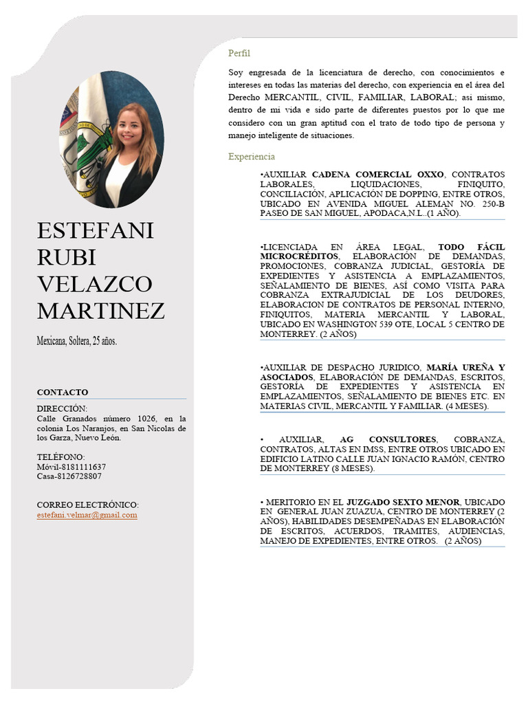 Cv Ervm 2020 | PDF | Justicia | Crimen y violencia