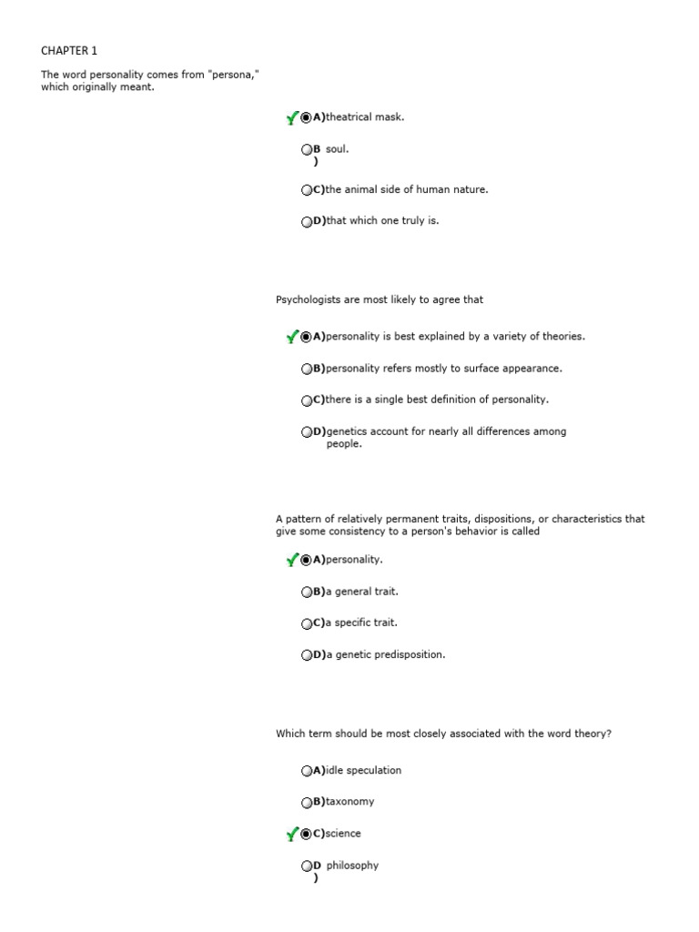 Item Pool - Chapter 1 | PDF | Id | Hypothesis