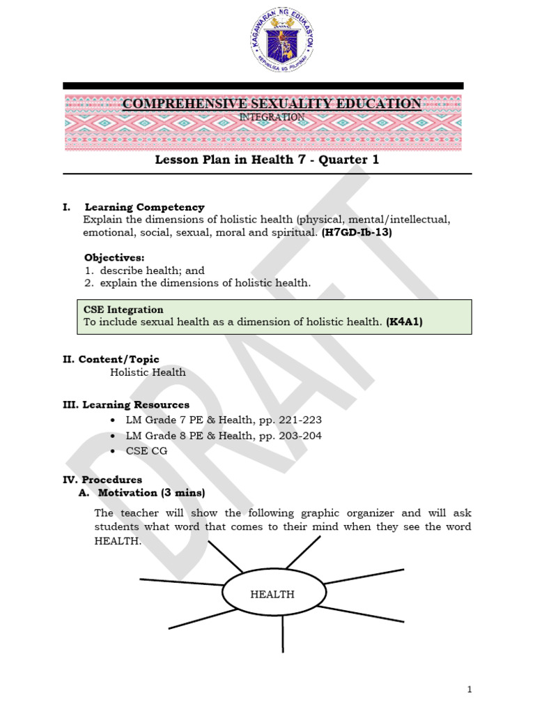 DLP Health G7 | PDF | Psychology | Cognitive Psychology