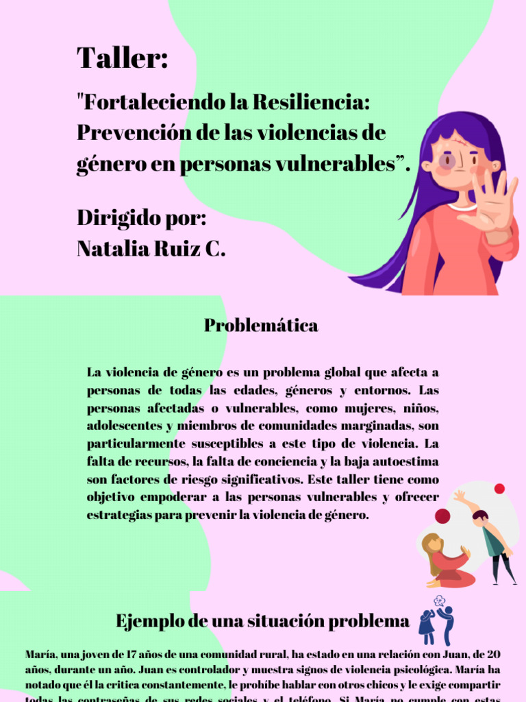 4 Taller De Prevención De Las Violencias De Género En Personas