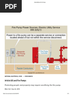 Pressure Sensing Line - NFPA 20 | PDF | Pump | Valve