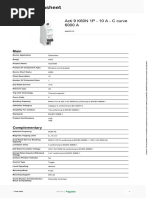 Product Datasheet: Miniature Circuit Breaker - iK60N - 1P - 6 A - C ...