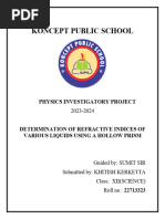 Physics Class 12 Project | PDF | Diffraction | Electrodynamics