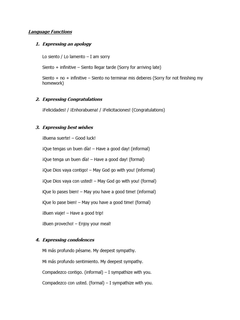 Functional Spanish | PDF