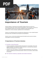 Leiper's Tourism System Explained | PDF | Tourism | Transport
