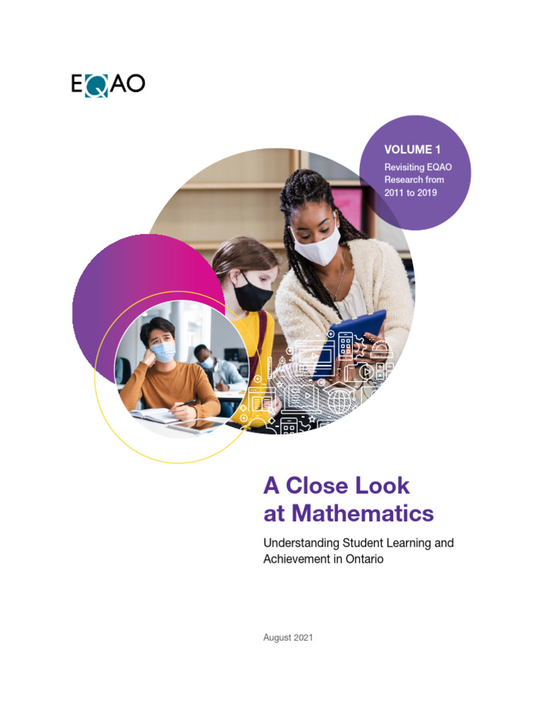 A Close Look at Mathematics Volume 1 | PDF | Educational Assessment ...