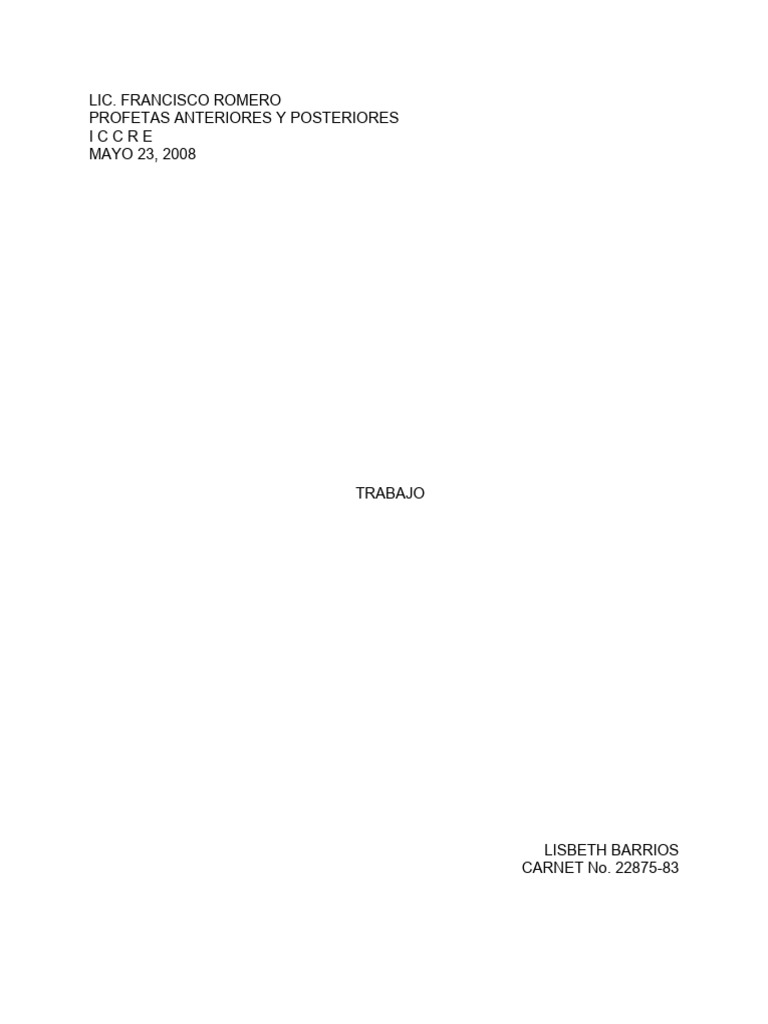 Profeta Ezequiel Pdf Ezequiel Jerusalén