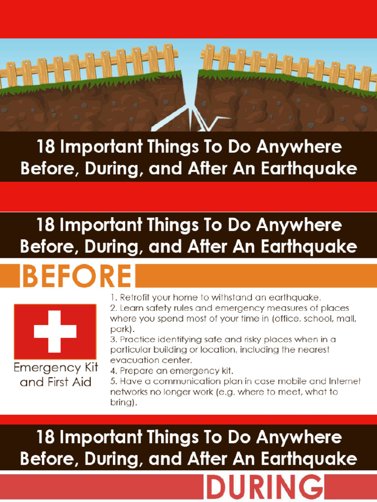 Earthquake Reminder | PDF