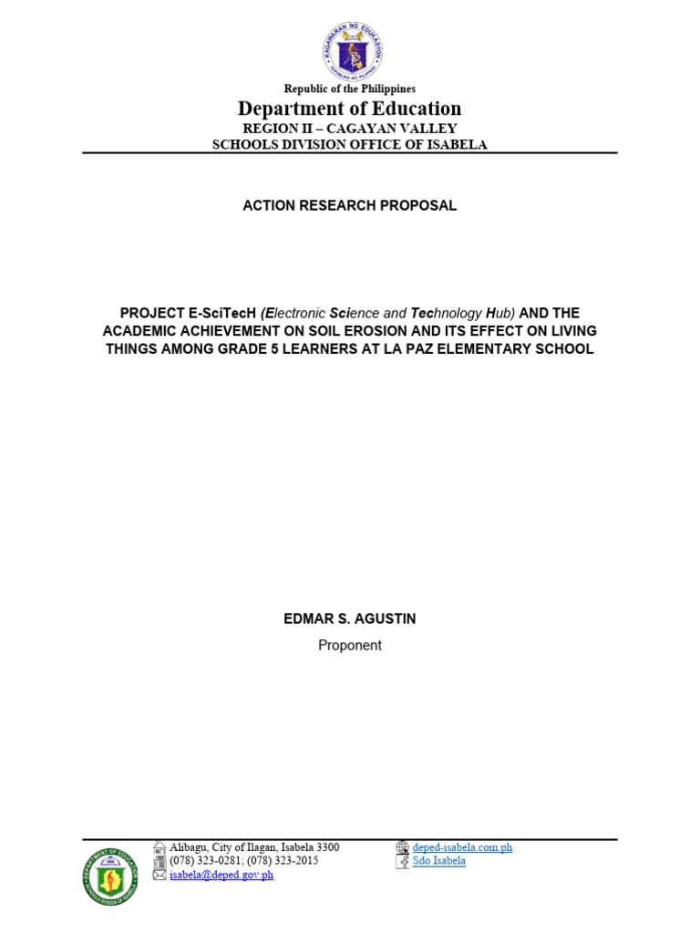 3 Template 1 Research Proposal Application Form and Endorsement of ...