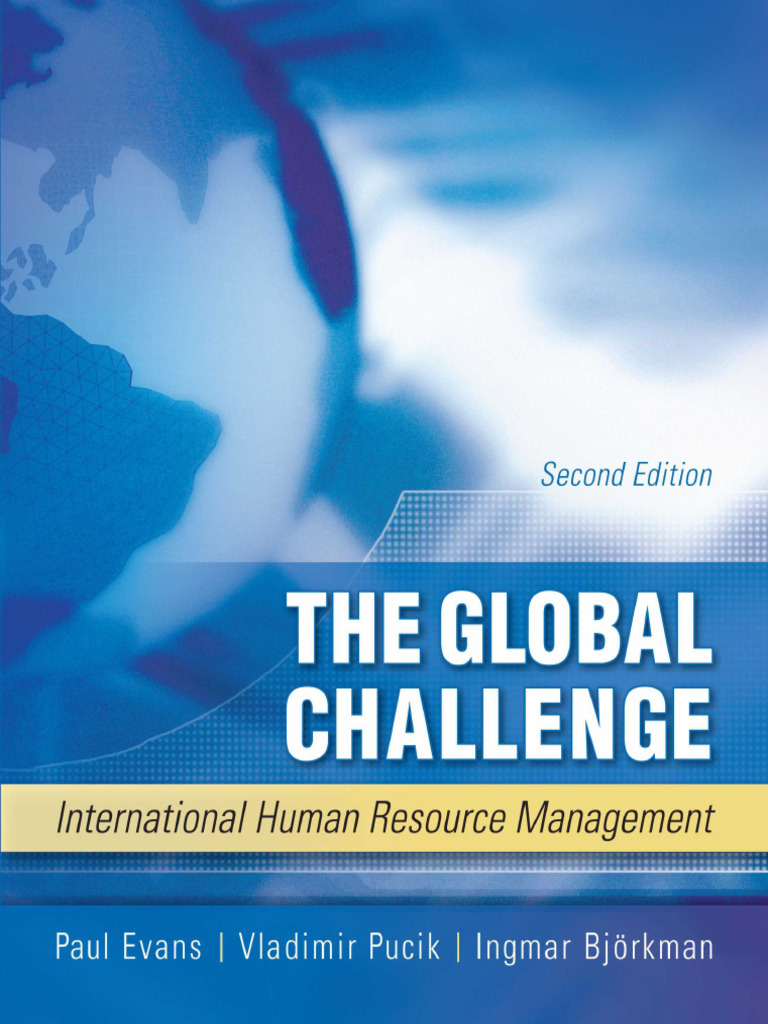 The Global Challenge International Human Resource Management 2nbsped ...