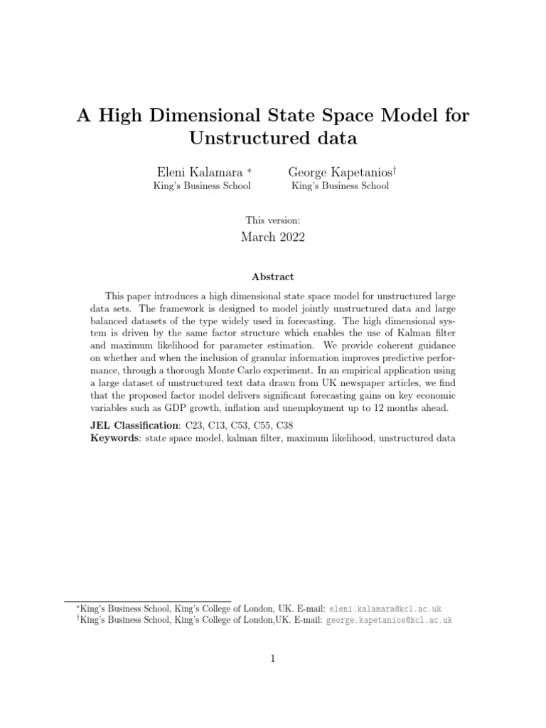 Statespace Pdf Kalman Filter Normal Distribution