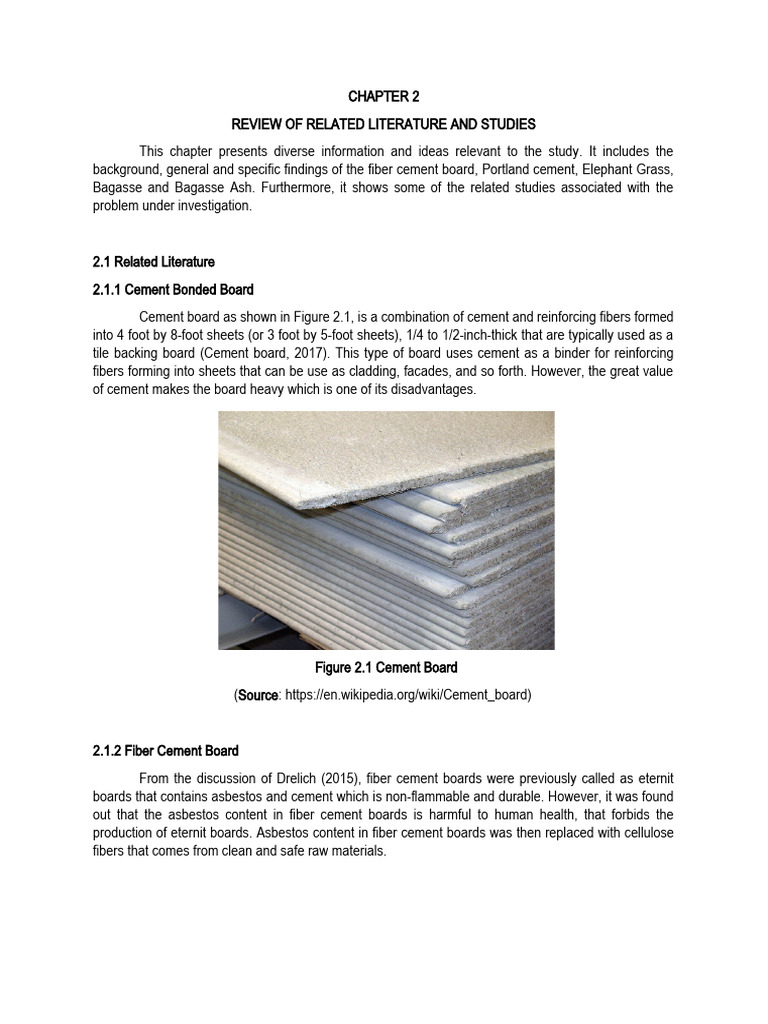Chapter 2 RRL Recent | PDF | Cement | Composite Material