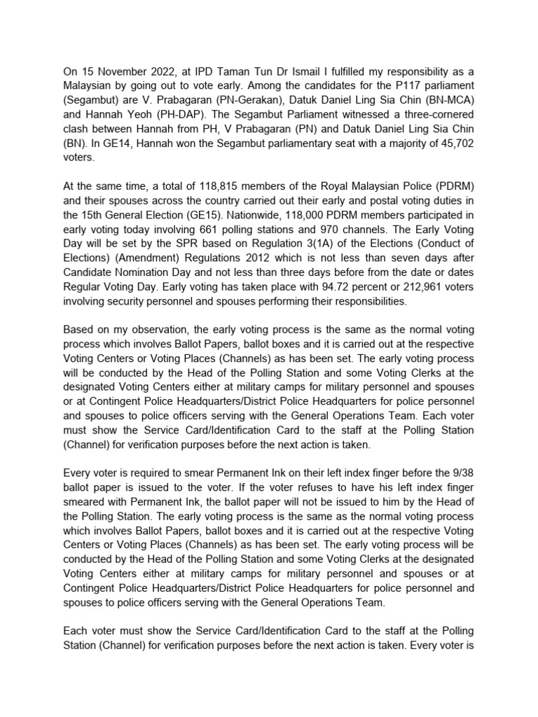 Assignment 2 | PDF | Elections | Government