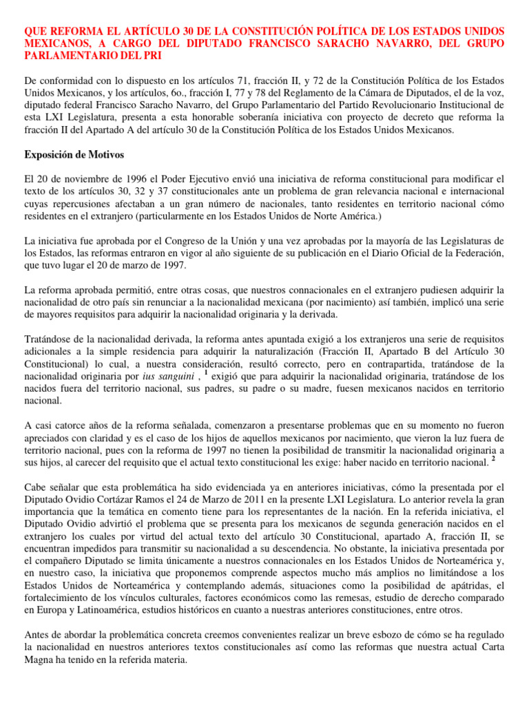 Asun 2767524 20110426 1303829412 | PDF | Naturalización | Nacionalidad