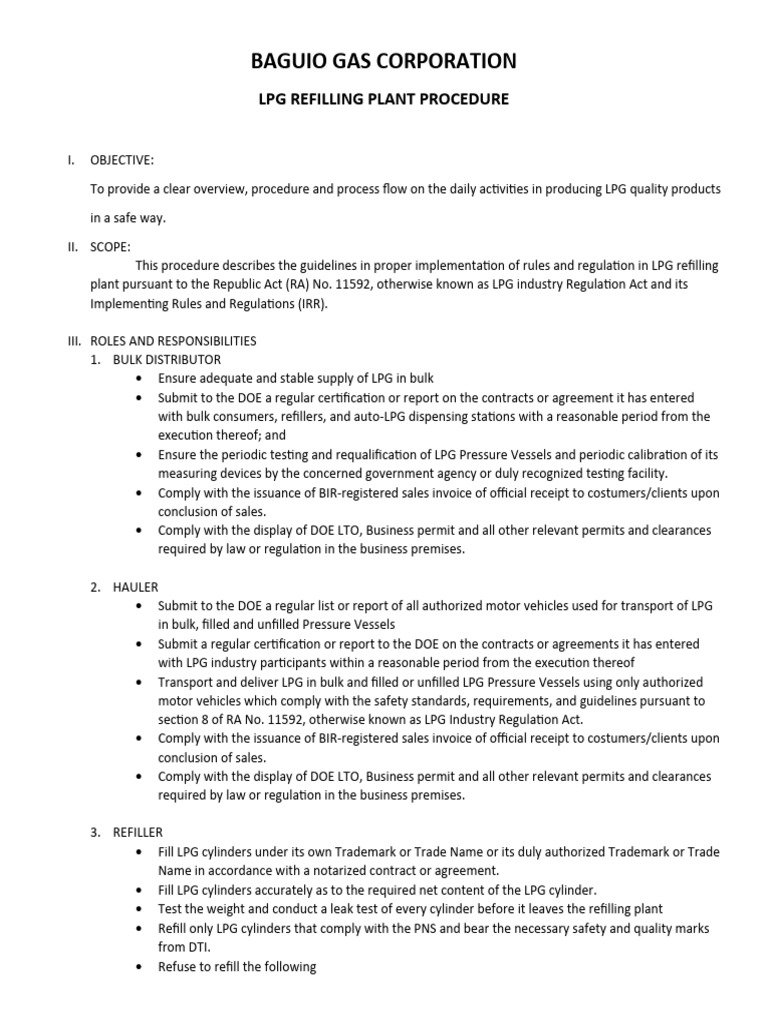 LPG Process Flow | PDF | Liquefied Petroleum Gas | Weight