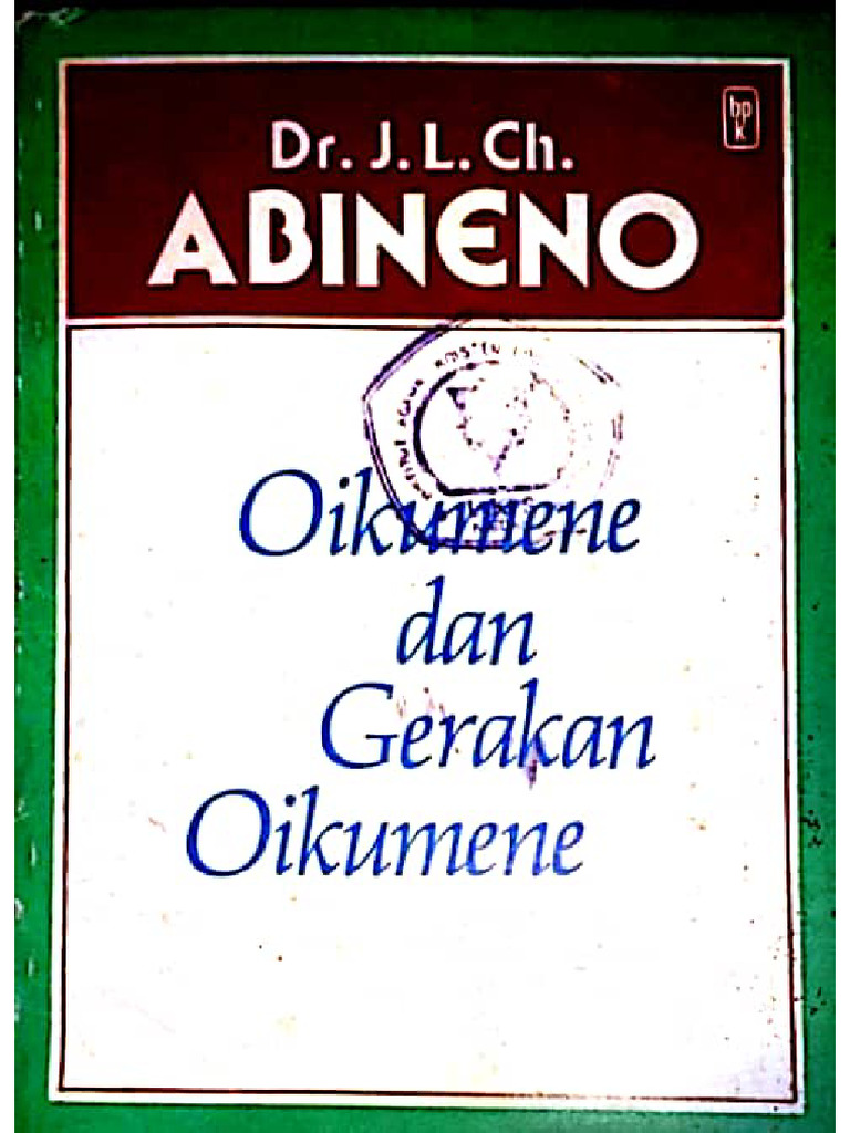 Oikumene Dan Gerakan Oikumene | PDF