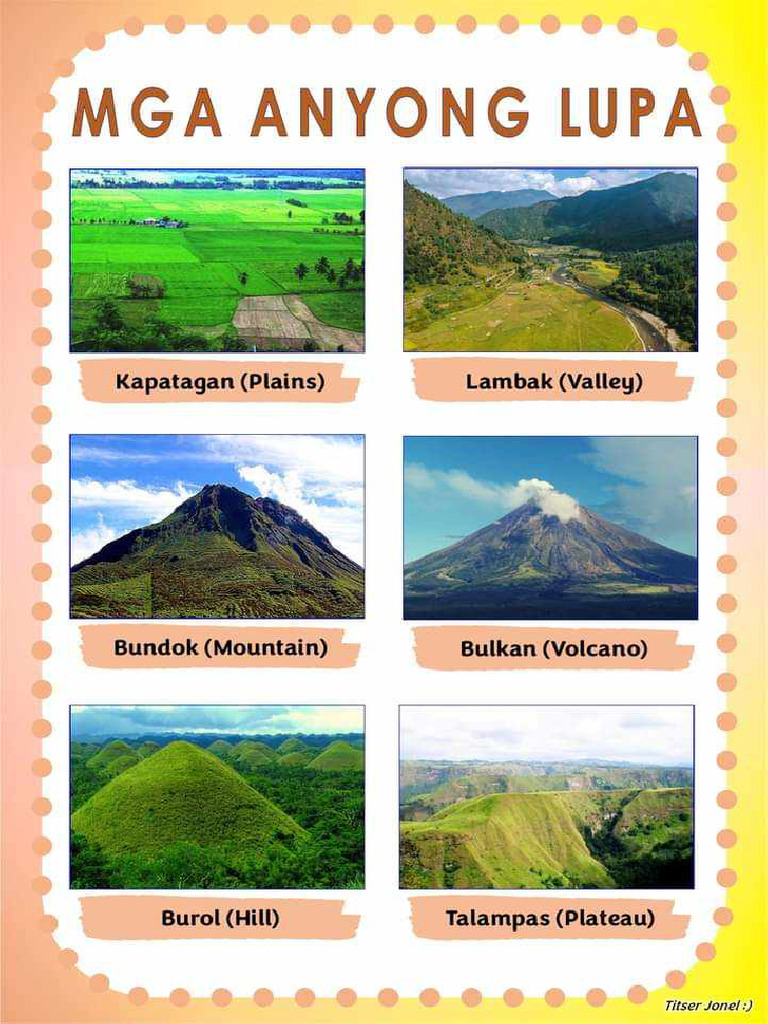 Mga Anyong Lupa | PDF