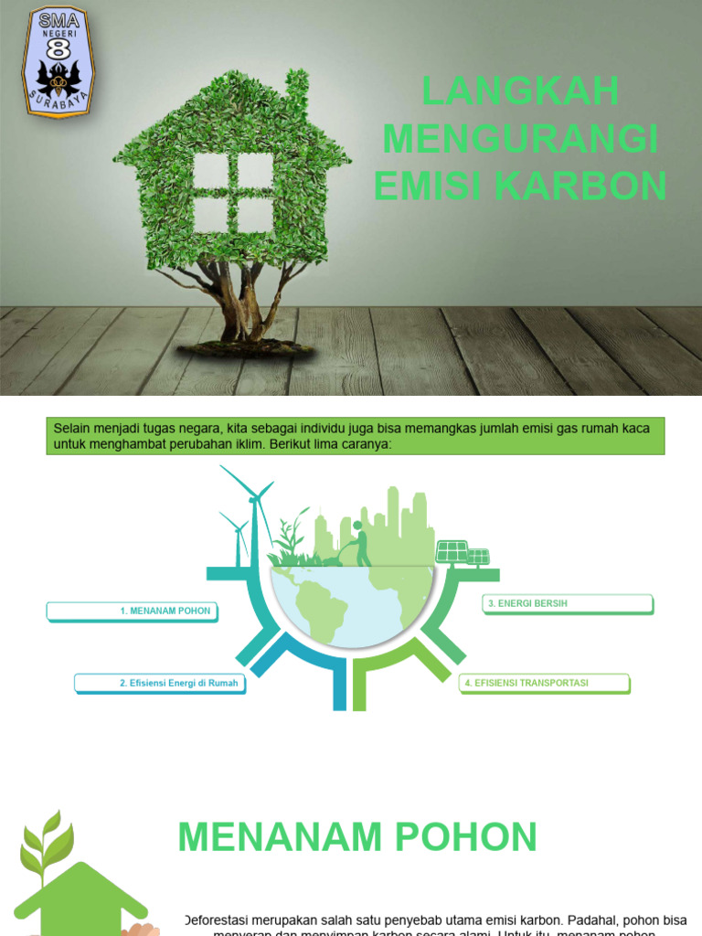 Langkah Mengurangi Emisi Karbon | PDF