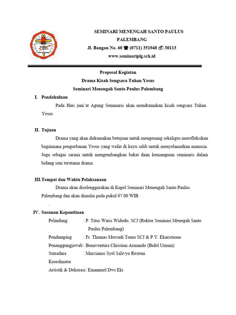 Proposal Tablo 2024 | PDF