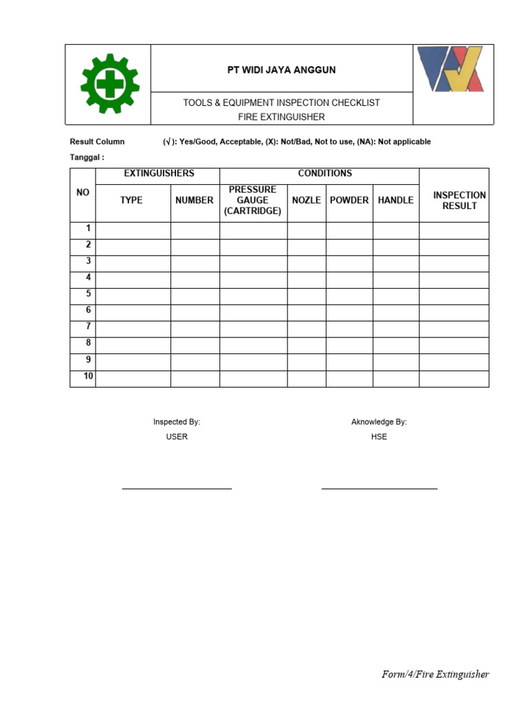 Form - 4 Fire Extinguisher | PDF