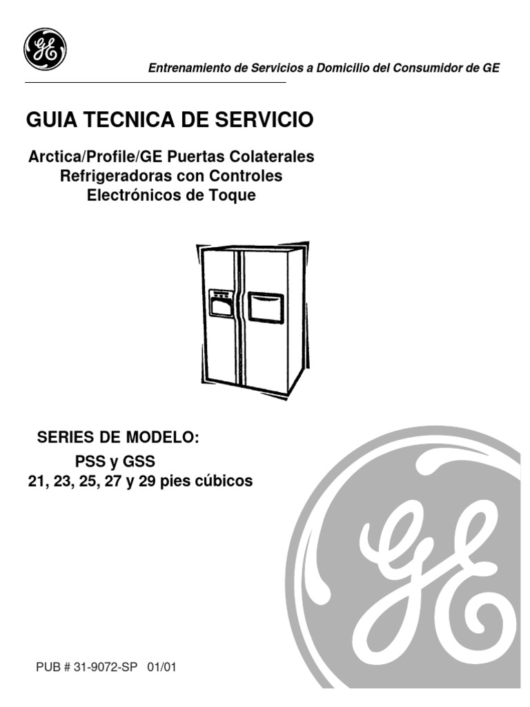 Manual_refrigerador General Electric | PDF | Refrigerador | Tornillo