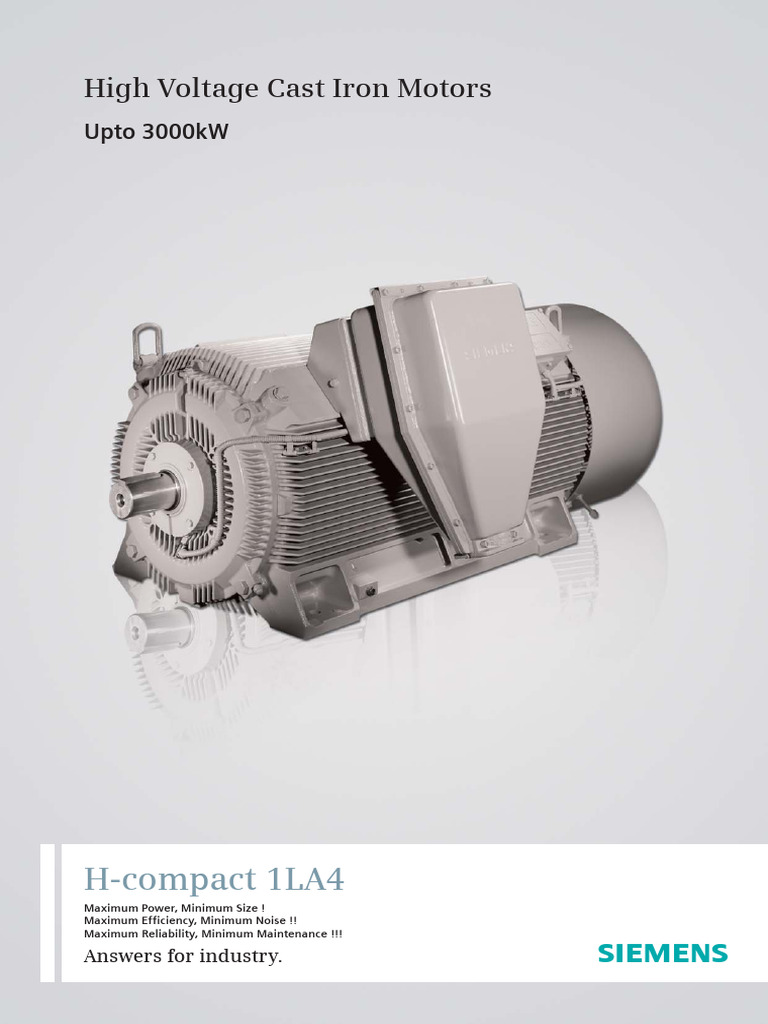 H-Compact 1LA4 Catalogue | PDF | Electric Motor | Bearing (Mechanical)