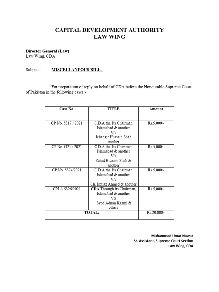 Bill | PDF | Islamabad | World Politics