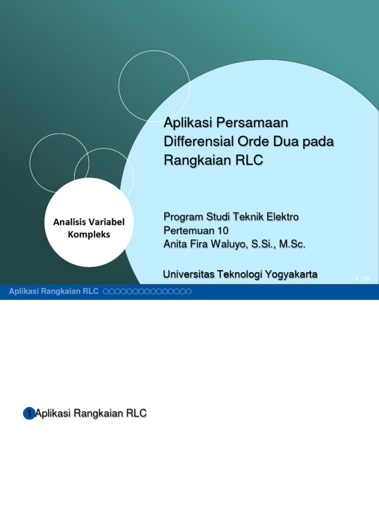 P10-Rangkaian RLC | PDF