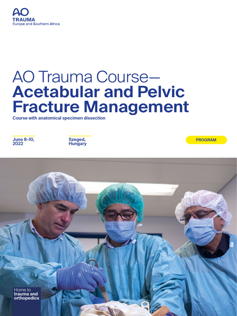 New Ao Trauma PR Acetab Pelvic Szeged 08.22 | PDF | Surgery ...
