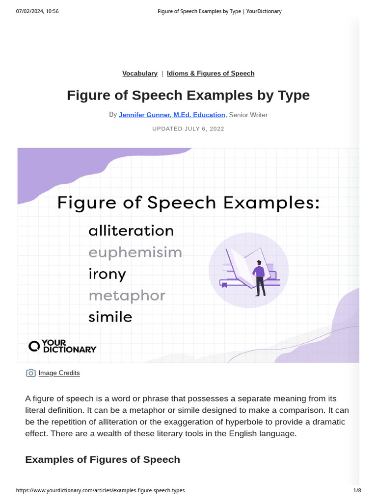Figure of Speech Examples by Type - YourDictionary | PDF | The Raven ...