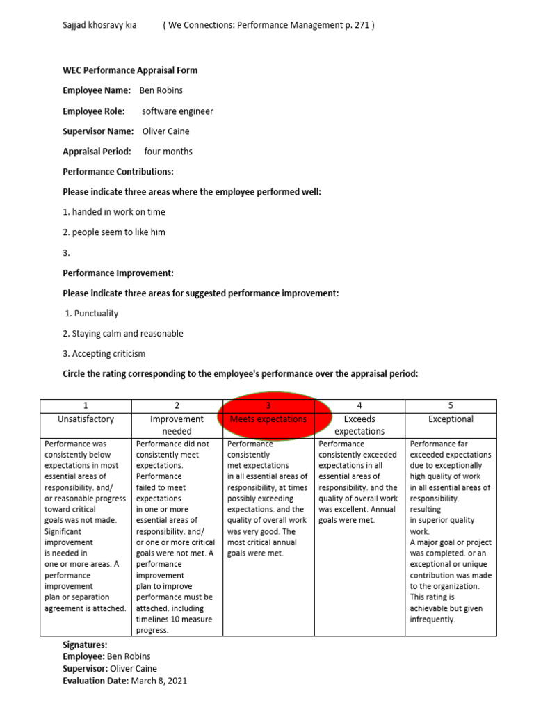 HR 4 | PDF | Performance Appraisal | Behavioural Sciences