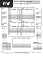 Score Sheet Soccer | PDF