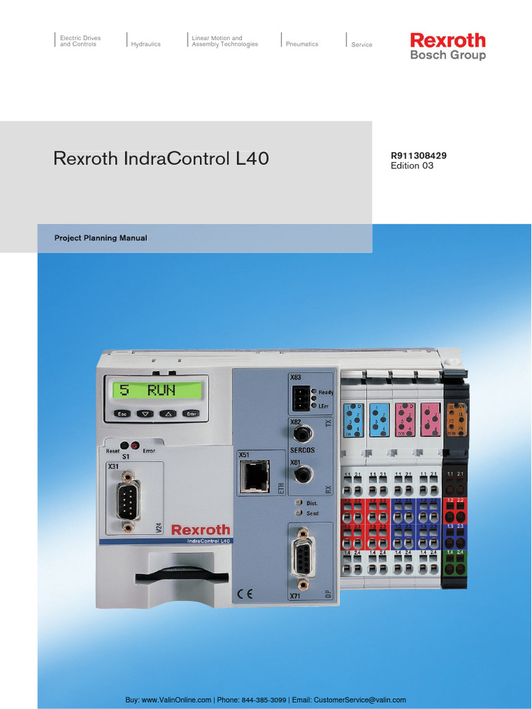 Bosch Edc Indracontrol l40 2007 Manual | PDF | Safety | Switch