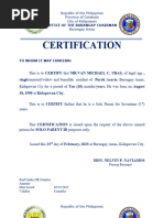 Certificate of Low Income | PDF